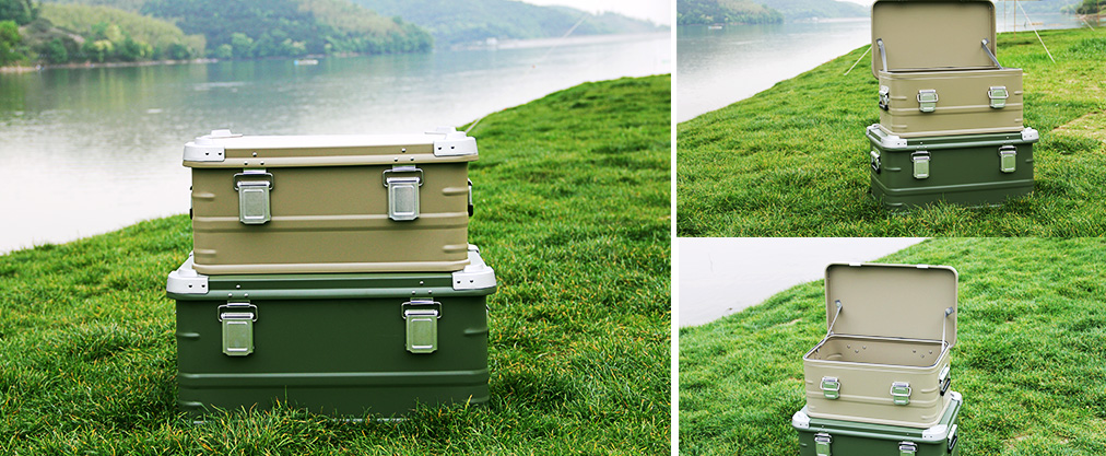 Aluminum Camping Boxes & Containers for Outdoor Car Traveling - KASSICO